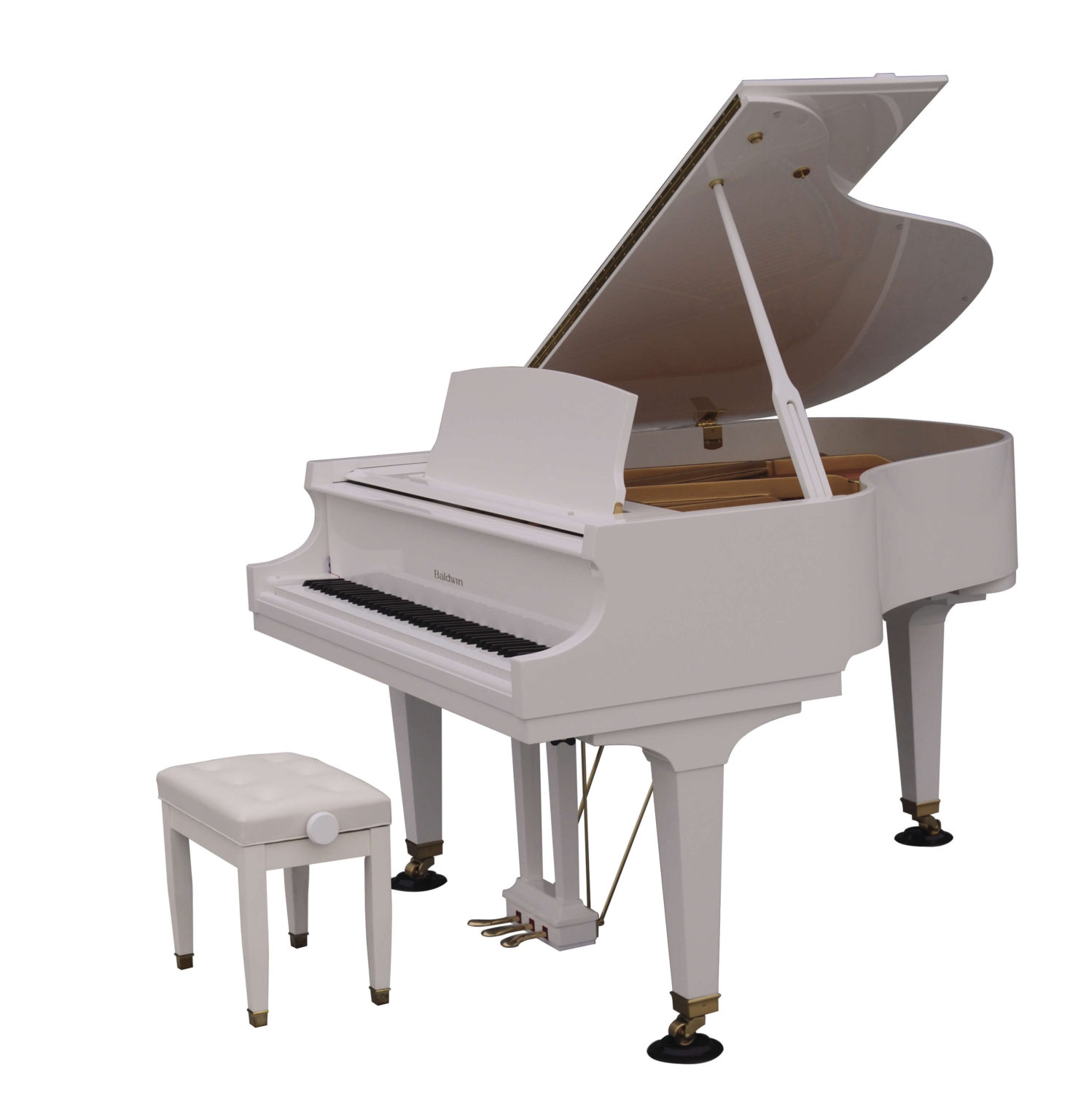 Baldwin BP 165 White - DFW Piano Gallery